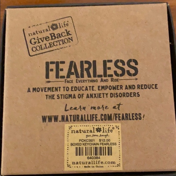 NATURAL LIFE | Accessories | Natural Life Fearless Keychain Nwt | Poshmark